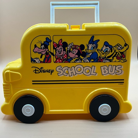 Disney | Dining | A Rare Vintage Disney School Bus Mickey Friends ...